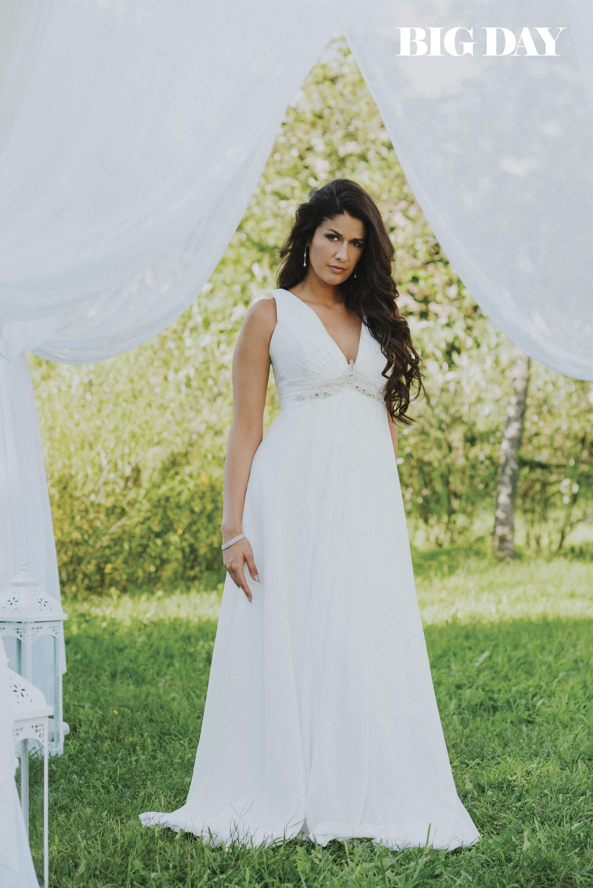 Az alma testalkat és a hozzá illő menyasszonyi ruhák - Júlia Esküvői ...